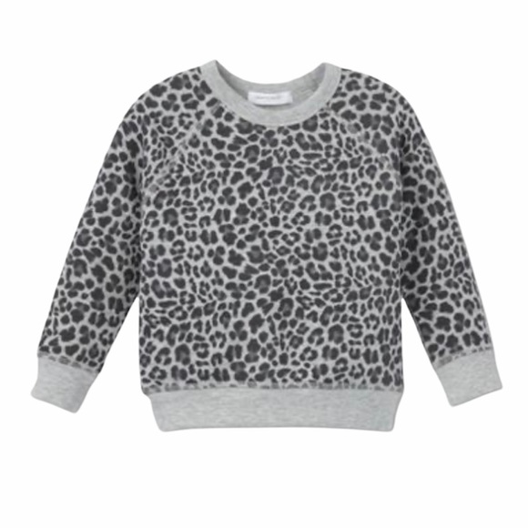 Grayson Mini | Shirts & Tops | 325 Grayson Mini Grey Leopard Sweatshirt ...